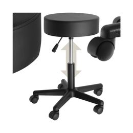 TecTake&reg; Rollhocker, h&ouml;henverstellbar und 360&deg; drehbar, gute Polsterung, Belastbarkeit 150 kg