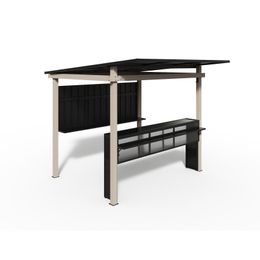 Sojag Outdoorbar Munich Lichtgrau 258x260x230cm
