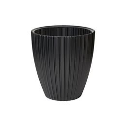 GARDEN ID Blumentopf &ndash; Garten-ID &ndash; Elegant &ndash; 40 x 42 cm &ndash; F&uuml;r Garten, Balkon oder Innenr&auml;ume &ndash; Schwarz