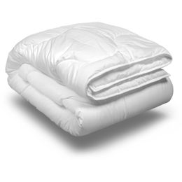 Microfaserbettdecke John Cotton "Julia, Bettdecken f&uuml;r Sommer und Winter", wei&szlig;, B:155cm L:220cm, Bezug: 100% Polyester. F&uuml;llung: 100% Polyester, Bettdecken, Babydecke Wohndecke, Bettdecke 135x200 cm, 155x220 cm, Made in Green, Decke