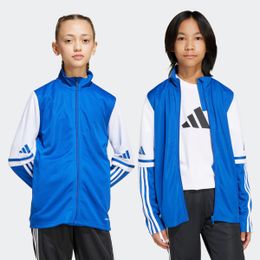 Trainingsjacke adidas Performance "SQUADRA 25 KIDS", M&auml;dchen, Gr. 140, blau (royal blau, wei&szlig;), Obermaterial: 100% Polyester, Jacken Trainingsjacke