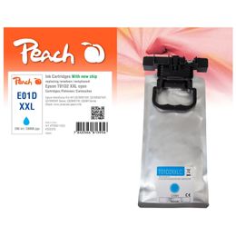Peach E1D2 Druckerpatrone XL cy ersetzt Epson T01D2, C13T01D200 f&uuml;r z.B. Epson WorkForce Pro WFC 529 R DTW, Epson WorkForce Pro WFC 570