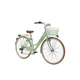 Adriatica Cityfahrrad 28 Zoll RETRO Lady Gr&uuml;n