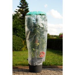 KHW Pflanzhilfe Tomatenhut 2er Set mit Schutzfolie