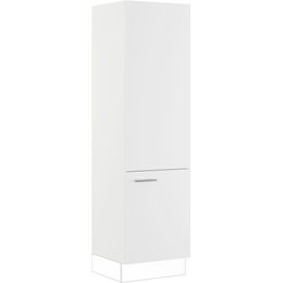 Seitenschrank IMPULS K&Uuml;CHEN "Valencia & Tirana", Breite/H&ouml;he: 60/205,1 cm, mit Kleiderstange", wei&szlig;, B:60cm H:205,1cm T:57,6cm, Dekorfolie, Holzwerkstoff, Schr&auml;nke, Seitenschrank, vormontiert, mit Dreht&uuml;r, mit Innenschubk&auml;sten