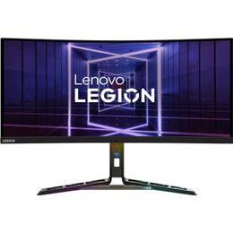 Lenovo Curved-Gaming-Monitor "Y34wz-30(A233403Y0)", Energieeffizienz: G (A-G), schwarz, B:52,8cm H:36,78cm T:12,46cm, Monitore