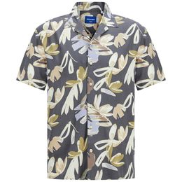 Jack & Jones Herren Gro&szlig;e Gr&ouml;&szlig;en | Jack&Jones Freizeithemd aus Viskose Farbe grau Gr&ouml;&szlig;e: 7XL