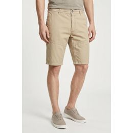 Bermudas Tom Tailor, Herren, Gr. 36, N-Gr, cashew beige, Obermaterial: 100% Baumwolle, unifarben, regular fit kniefrei, Hosen Bermudas, Sommerhose im Utility-Look