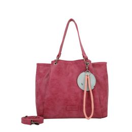 Henkeltasche Fritzi aus Preussen "Fritzi42N", Damen, Gr. B/H/T: 18cm x 33cm x 45cm, lila (beere), Kunstfaser, unifarben, Taschen, aus veganen Materialien