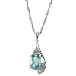 Kette mit Anh&auml;nger Amor "9963843", gr&uuml;n (silberfarben, kristallwei&szlig;, gr&uuml;n), Halsketten, Damen, Silber 925 (Sterlingsilber), L: 45, mit Zirkonia (synth.)