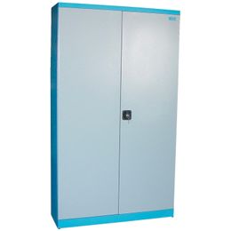 G&uuml;de Werkzeugschrank G&Uuml;DE "TYP C", blau (blau, grau), B:110cm H:193cm T:38cm, Stahl, Schr&auml;nke, B/T/H: 110x38x193 cm, abschlie&szlig;bar