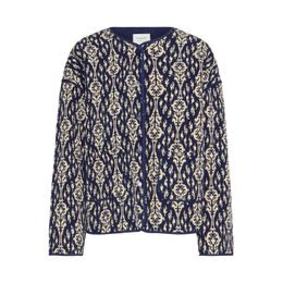 Allwetterjacke B.Young "Jacke BYDELIGHT", Damen, Gr. 42, blau (medieval blau mix), Obermaterial: 95% Polyester PES. 5% Elasthan EL., Jacken