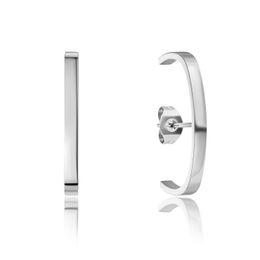 Ohrring-Set ISABELLA FORD "FE018S", silber, Ohrringe, Damen, 1,4cm, Edelstahl