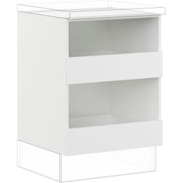 Auszugsunterschrank IMPULS K&Uuml;CHEN "Valencia & Tirana", in drei Breiten, H&ouml;he: 72,3 cm", wei&szlig;, B:60cm H:72,3cm T:57,6cm, Dekorfolie, Holzwerkstoff, Schr&auml;nke, vormontiert, mit Soft-Close, Breite 60 cm, mit zwei Ausz&uuml;gen
