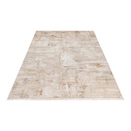 Teppich Obsession "My Noblesse 806", grau (taupe), B:120cm H:7mm L:170cm, Polyester, Teppiche, Teppich, modernes Design, Wohnzimmer