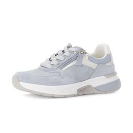 Sneaker Gabor "Sneaker low", Damen, Gr. 40,5, blau, Schuhe Sneaker