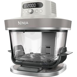 Ninja Hei&szlig;luftfritteuse "CRISPi PRO 7-in-1 Glas-Air-Fryer - Beige AS101EULG", beige, B:30,5cm H:33,2cm T:29,8cm, Fritteusen, 7 Kochfunktionen, Vorbereitung, Zubereitung + Aufbewahrung von Speisen