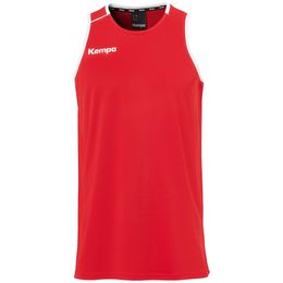 Sporttop Kempa "TankTop PLAYER Kids", M&auml;dchen, Gr. 116, rot (rot, wei&szlig;), Obermaterial: 100% Polyester PES., Tops Sporttop