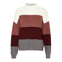 Strickpullover Culture "Strickpullover CUolivia", Damen, Gr. XL, rot (winetasting), Obermaterial: 55% Viskose CV. 28% Polyester PES. 17% Polyamid PA., Pullover Strickpullover