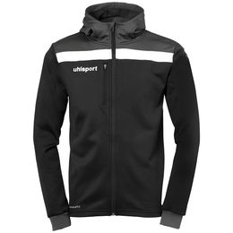 Trainingsjacke Uhlsport "Trainingsjacke OFFENSE 23 MULTI HOOD JACKET", Herren, Gr. M, schwarz (schwarz, anthra, wei&szlig;), Obermaterial: 100% Polyester PES., Jacken Trainingsjacke