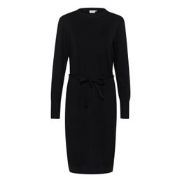 Midikleid Kaffe "Kleid KAlizza", Damen, Gr. S, N-Gr, schwarz deep, Obermaterial: 80% Viskose CV. 20% Nylon NY., Kleider Midikleid
