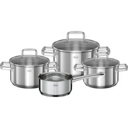 R&ouml;sle Topf-Set R&Ouml;SLE "MOMENTS", silberfarben, T&ouml;pfe