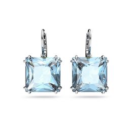 Paar Ohrh&auml;nger Swarovski "Millenia", blau (metallfarben, blau, blau), Ohrringe, Damen, Metall, mit Swarovski Kristall