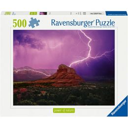 Puzzle Ravensburger "power of nature, Pinke Gewitterstimmung", bunt, Puzzles, KinderB:49cm H:36cm, Pappe, Made in Germany, B:49cm H:36cm