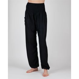 Haremshose PAIGH, Damen, Gr. M, EURO-Gr&ouml;&szlig;en, schwarz, 100% Viskose, unifarben, lang, Hosen Haremshose, mit breitem, elastischem H&uuml;ftbund