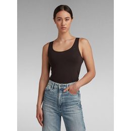 G-Star Raw T-Shirt G-STAR "Base Tanktop", Damen, Gr. M, schwarz, Obermaterial: 95% Baumwolle, 5% Elasthan, Shirts T-Shirt