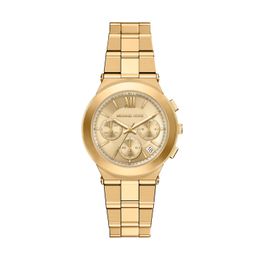 Chronograph Michael Kors "Billie", gelbgoldfarben, Armbanduhren, Damen, Chronograph, Quarzuhr, Armbanduhr, Damenuhr, Edelstahlarmband, analog, Tag