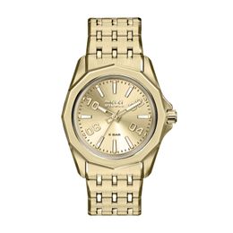 Quarzuhr Diesel "Stinger", gelbgoldfarben, gelbgoldfarben, Armbanduhren, Herren, Quarzuhr, Armbanduhr, Herrenuhr, Edelstahlarmband, analog