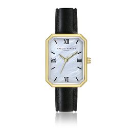 Quarzuhr AMELIA PARKER "AG7-S014G", schwarz, Armbanduhren, Damen, Quarzuhr