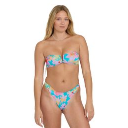 Bandeau-Bikini-Top Billabong "Pipe Dreams V Bandeau", Damen, Gr. XL, Cup B, bright marine, Obermaterial: 78% Nylon, 22% Elasthan;, Bikini-Oberteile