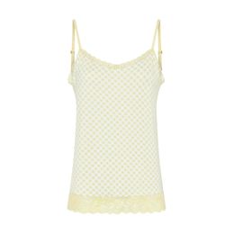 Pyjama CCDK COPENHAGEN "CCDK Copenhagen sleep shirt Kendall", Damen, Gr. L, hay aop, Obermaterial: 95% Viskose, 5% Elasthan, Homewear-Sets Pyjama