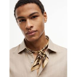 Halstuch Tommy Hilfiger "TH NAUTICAL SILK SCARF", Damen, safari canvas, Web, Seide, Modet&uuml;cher