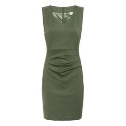 Midikleid Kaffe "Kleid Sara", Damen, Gr. L, N-Gr, gr&uuml;n (old gr&uuml;n), Obermaterial: 80% Polyester PES. 17% Viskose CV. 3% Elasthan EL., Kleider Midikleid