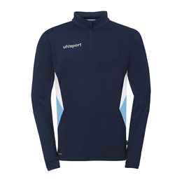 Trainingspullover Uhlsport "1/4 ZIP TOP Equipe 29 Kids", Jungen, Gr. 116, blau (marine, skyblau, wei&szlig;), Obermaterial: 100% Polyester Pol. recyc.., Pullover
