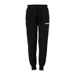 Sporthose Kempa "Trainingshose MODERN PANTS Kids", M&auml;dchen, Gr. 152, N-Gr, schwarz, Obermaterial: 60% Baumwolle CO. 40% Polyester PES., Hosen Sporthose