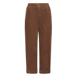 Stoffhose Fransa "Hose FRCORY", Damen, Gr. L, N-Gr, beige (rain drum), Obermaterial: 100% Baumwolle CO., Hosen Stoffhose