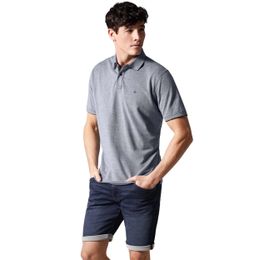 Poloshirt Casamoda "Casamoda Polo-Shirt uni", Herren, Gr. L, grau (hellgrau), 95% Baumwolle, 5% Elasthan, Shirts