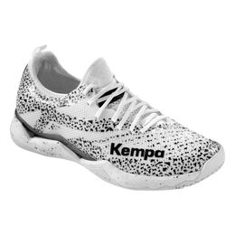 Hallenschuh Kempa "Hallen-Sport-Schuhe Wing Lite 2.0 W", Herren, Gr. 10, wei&szlig; (wei&szlig;, schwarz), Obermaterial: 100% Textilmaterial TEXMAT., Schuhe Hallenschuh