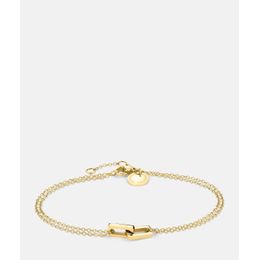 Armband Liebeskind Berlin "Schmuck Geschenk Edelstahl Armkette Festive Mini Link", gold (gelbgoldfarben), Armb&auml;nder, Damen, 20cm, Edelstahl, Armband