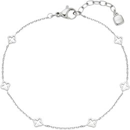CIAO! BY LEONARDO Edelstahlarmband CIAO BY LEONARDO "Janna CIAO", silber (edelstahlfarben), Armb&auml;nder, Damen, 19,5cm, Edelstahl, Edelstahlarmband