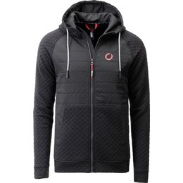 Steppjacke LPO "Edward 2", Herren, Gr. S, schwarz, 80% Polyester; 15% Viskose; 5% Elasthan; Ripstop 100% Polyester, regular fit, B&uuml;ndchen, Jacken Steppjacke, mit K&auml;ngurutasche und Steppfleece