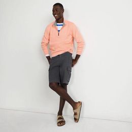 LANDS' END Cargo-Shorts mit Stretch, Classic Fit, Herren,  Grau, Baumwolle, by Lands' End