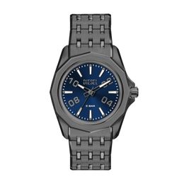 Quarzuhr Diesel "Stinger", anthrazit, blau, Armbanduhren, Herren, Quarzuhr, Armbanduhr, Herrenuhr, Edelstahlarmband, analog