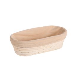 G&auml;rkorb Kesper "G&auml;rk&ouml;rbchen, oval, FSC zertifiziert", natur, B:15cm L:28cm T:15cm, Naturmaterial, K&uuml;chenformen, Bezug abnehmbar und waschbar