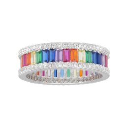 Fingerring Lady Gr. 17, silber 925, Fingerringe, Damen, 17, Silber 925 (Sterlingsilber), Fingerring