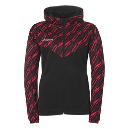 Trainingsjacke Uhlsport "Trainingsjacke Progressive 28 Multi Women", Damen, Gr. L, schwarz (schwarz, rot), Obermaterial: 100% Polyester Pol. recyc.., Jacken Trainingsjacke